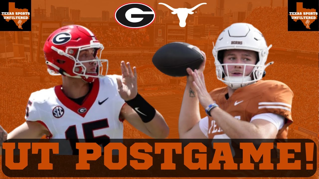 Texas Longhorns - Georgia Bulldogs Postgame Show | LIVE | Texas ...