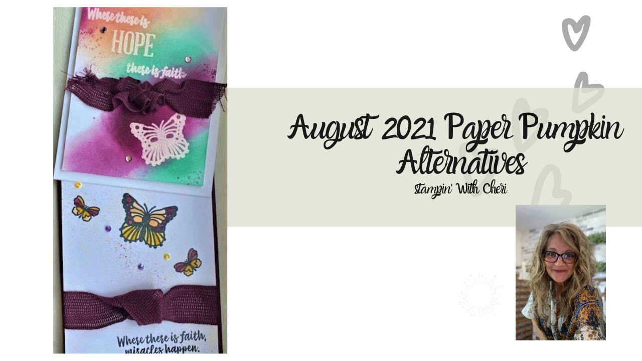 HOPE Box: Paper Pumpkin Alternate Projects August 2021 Stampin' Up ...
