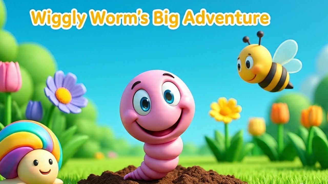 Wiggly Worm’s Big Adventure | Fun Kids Song & Story #WigglyWorm # ...