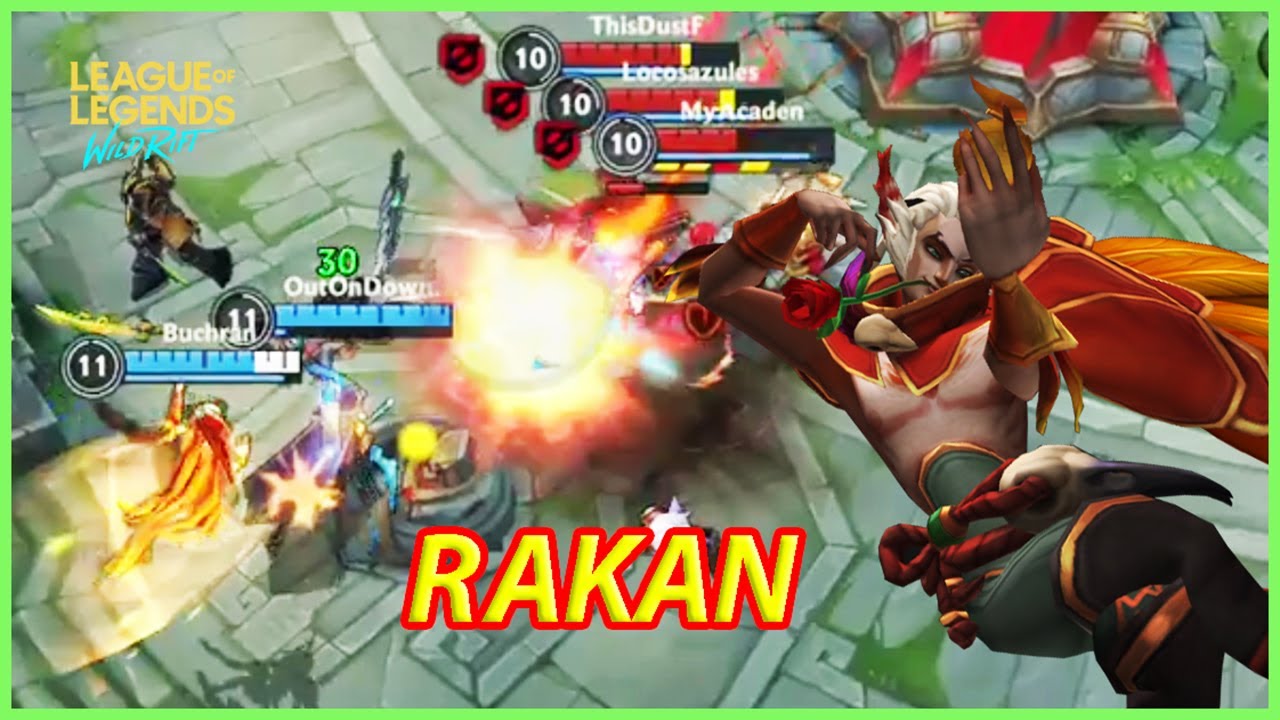 Wild Rift RAKAN Montage - Best RAKAN Plays | LoL Wild Rift Montage ...