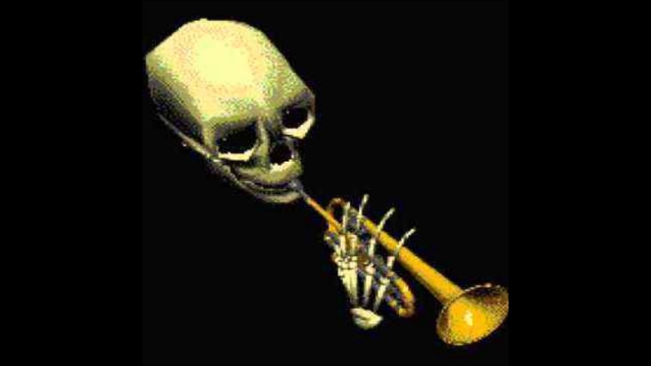 spooky scary skeletons but every time they say skeleton the bass is ...