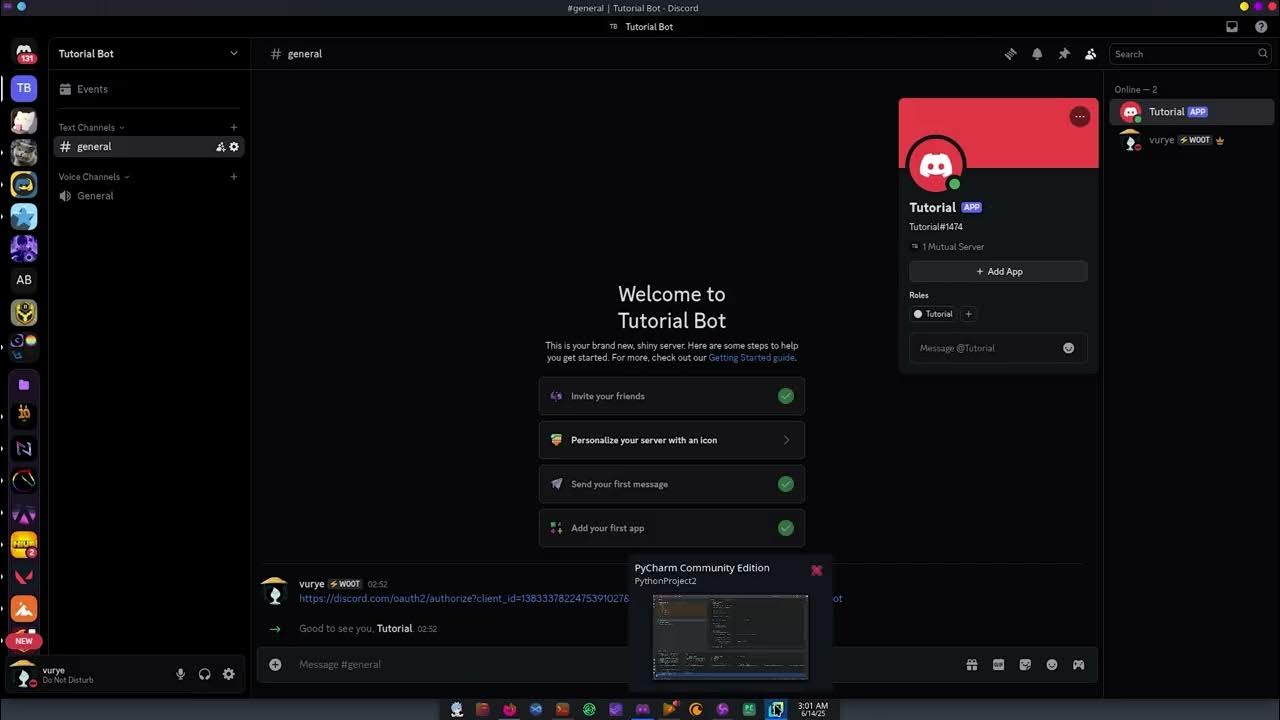 [2025] How to code a Discord Bot in Python. Setup and basics! (Ep.1) - YouTube