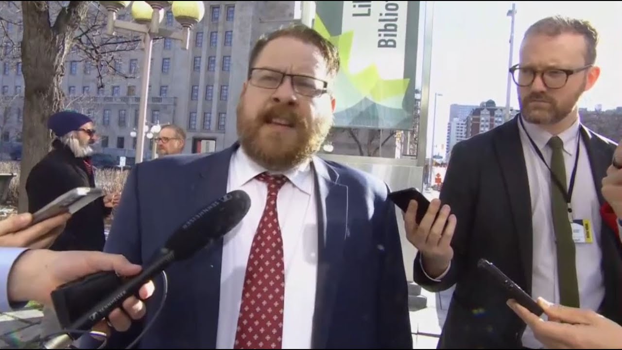 Convoy organizers’ lawyer speaks to media after removal from ...