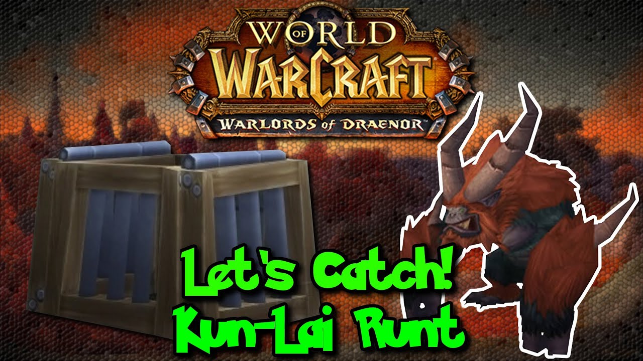 World of Warcraft - Let's Catch: Kun-Lai Runt - YouTube