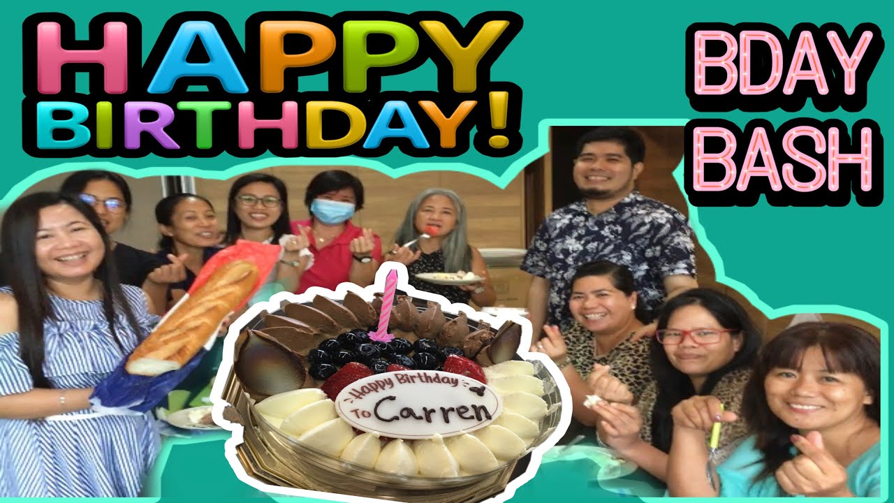 BIRTHDAY BASH | CARREN - YouTube