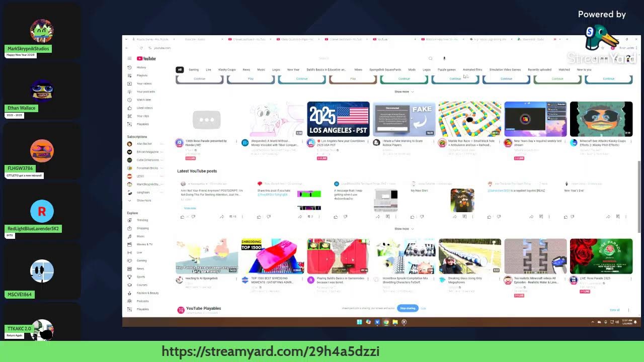 Mark's Stream #68 - First stream of 2025 - YouTube