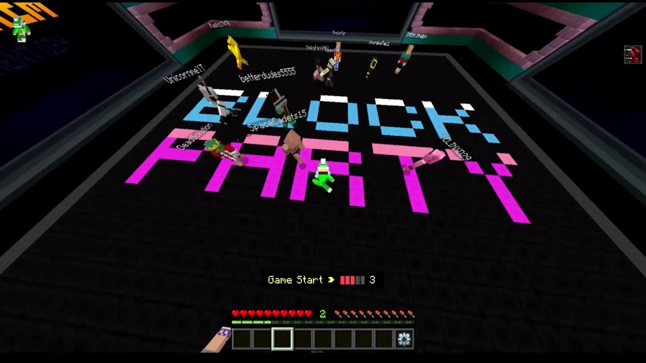 I played the new Block Party game in the hive! (insane clutches) - YouTube