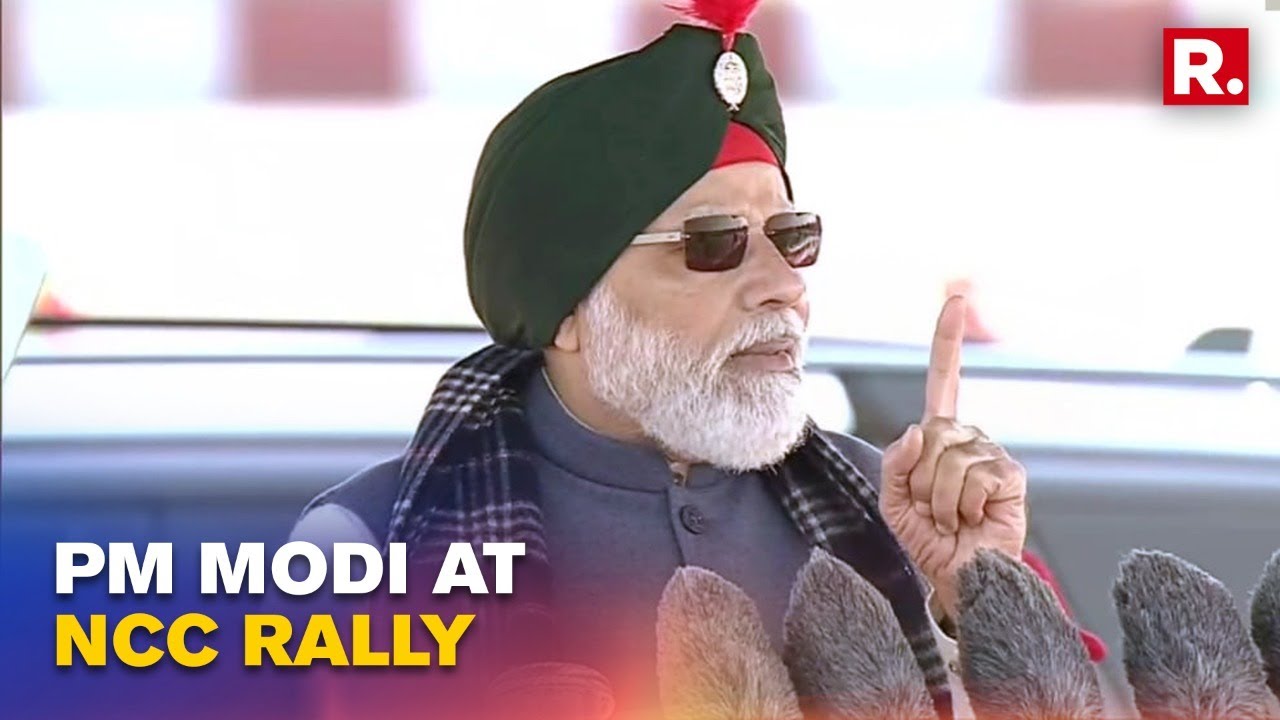PM Modi Addresses NCC Rally; Talks About His Days As NCC Cadet & Youth ...