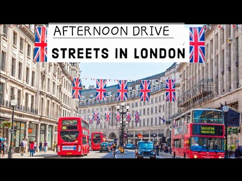 AFTERNOON DRIVE in LONDON STREET / Work in London Vlog - YouTube