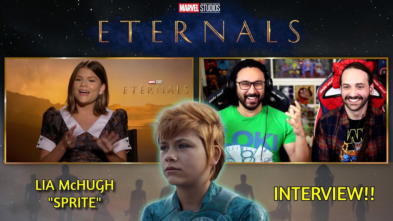 ETERNALS | Meeting SPRITE Actress Lia McHugh! (Chloé Zhao, Avengers ...