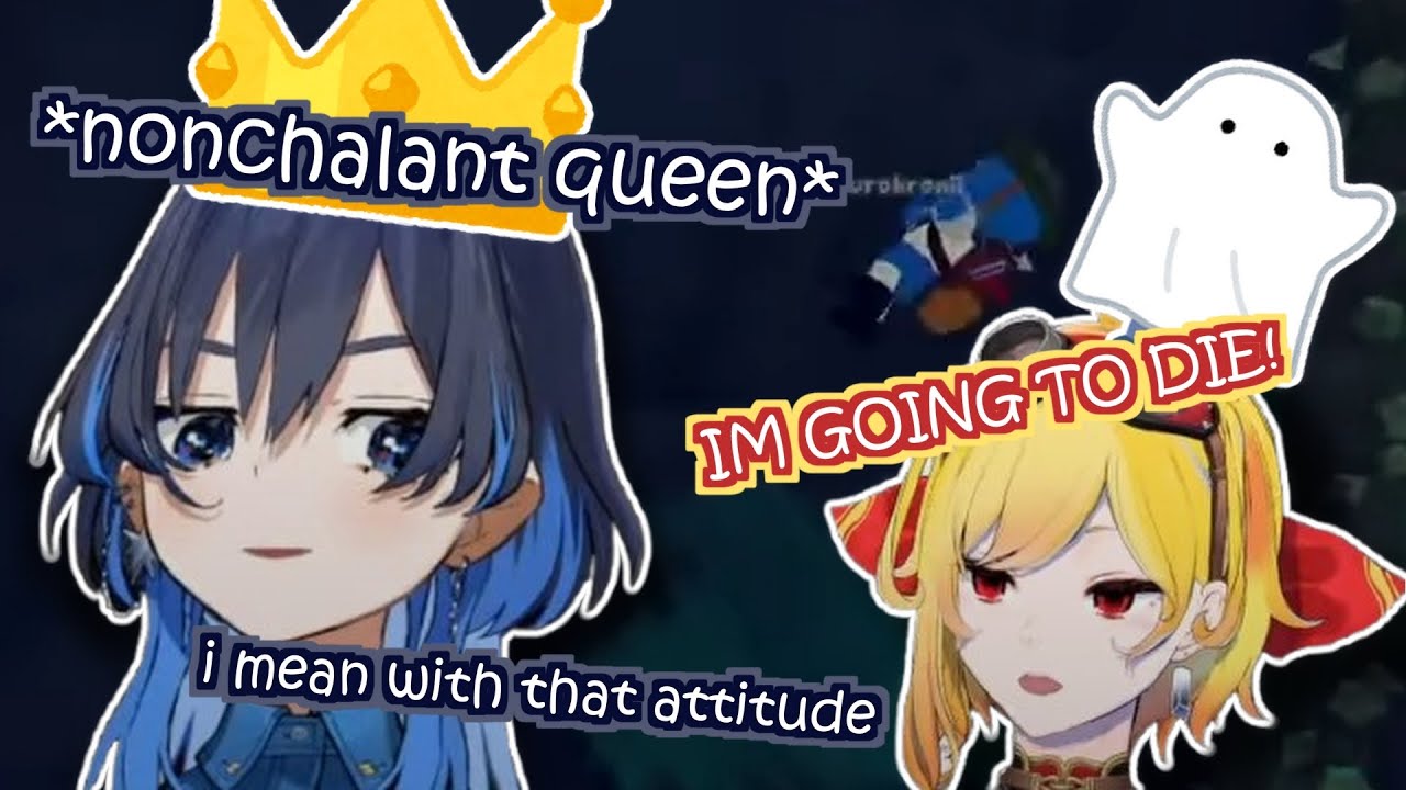 Kronii being the nonchalant queen to Kaela dying - YouTube