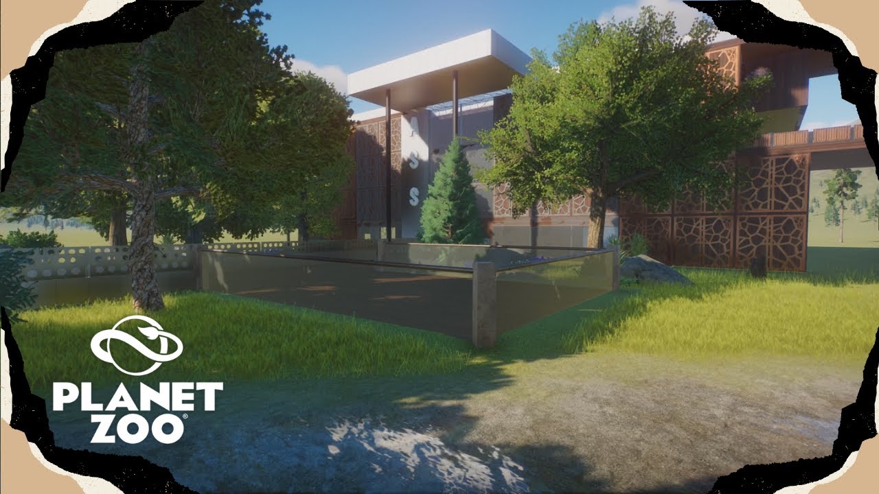 Planet Zoo - New World Park (Staff Building) - YouTube