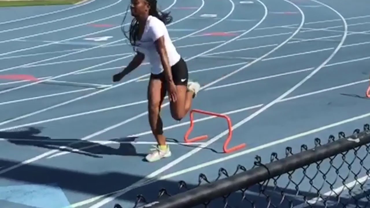 Ashleigh Fields Triple Jump Practice - YouTube