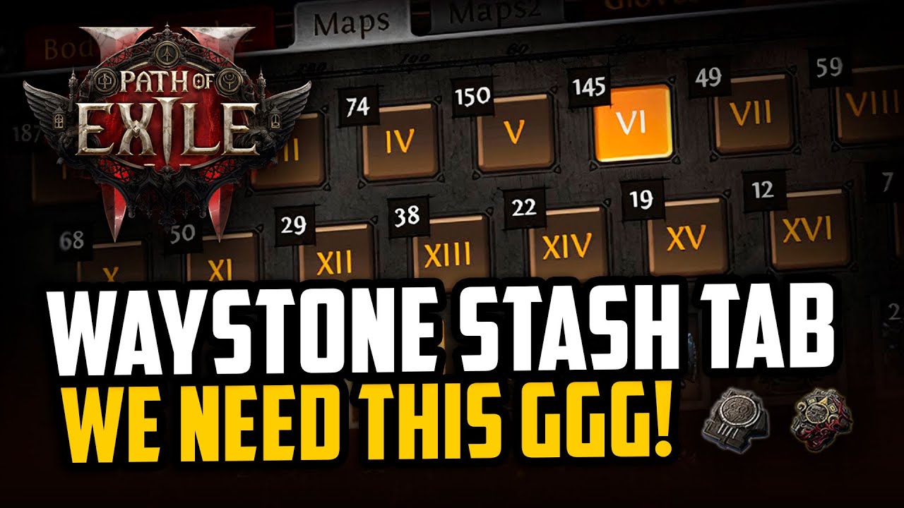 We Need Waystone Stash Tab in Path of Exile 2 - YouTube