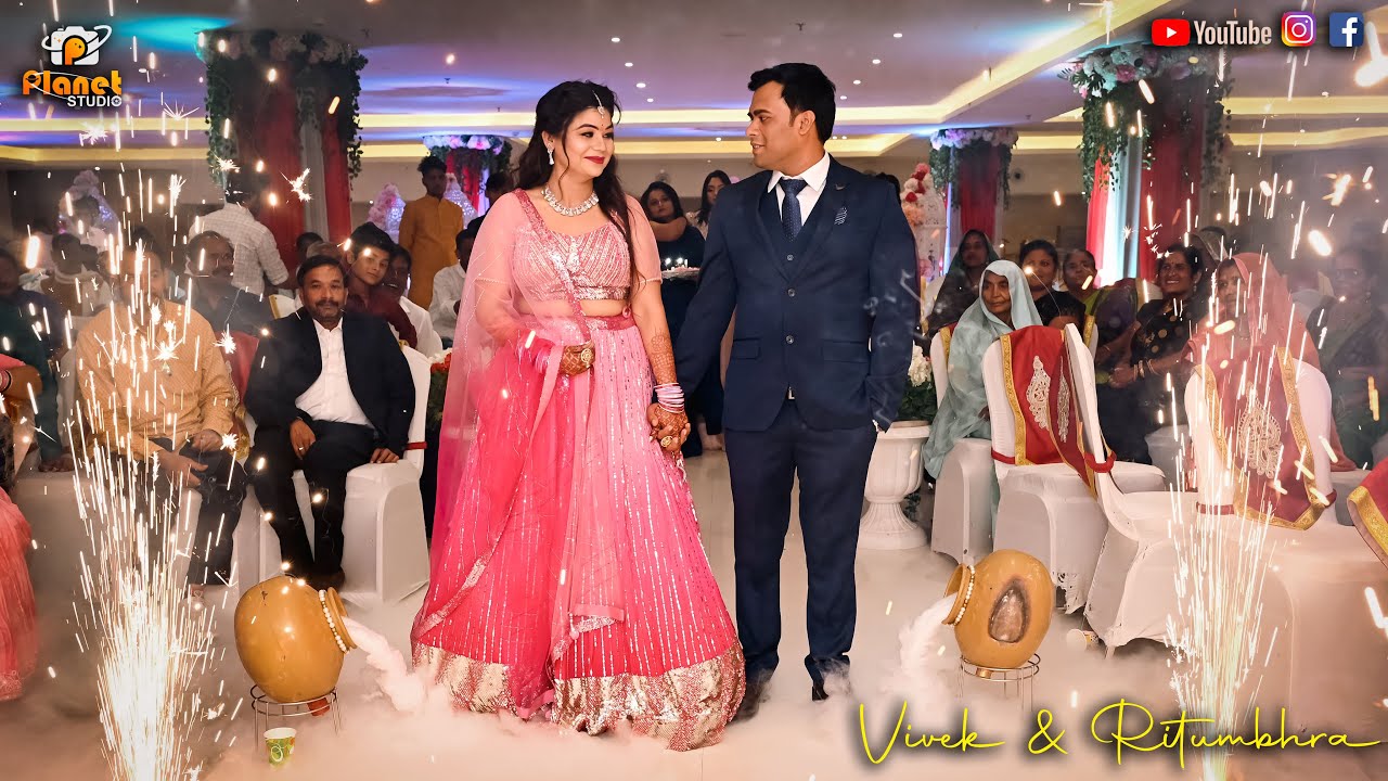 VIVEK & RITUMBHRA - BEST RING CEREMONY HIGHLIGHTS 2023 - PLANET STUDIO REWA - SAMDARIYA GOLD ...