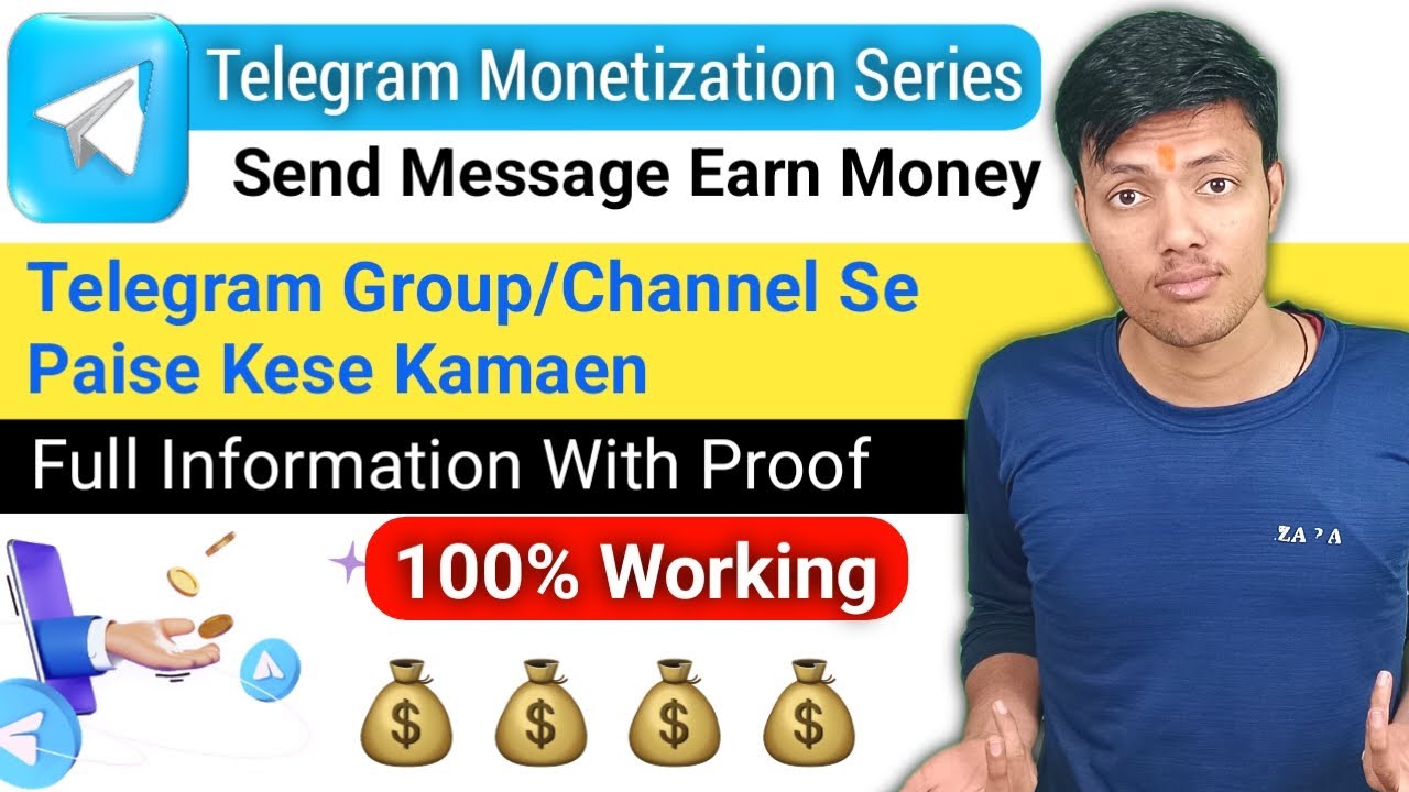 Telegram Group & Channel Se Paise Kese Kamaye || How To Earn Money From ...
