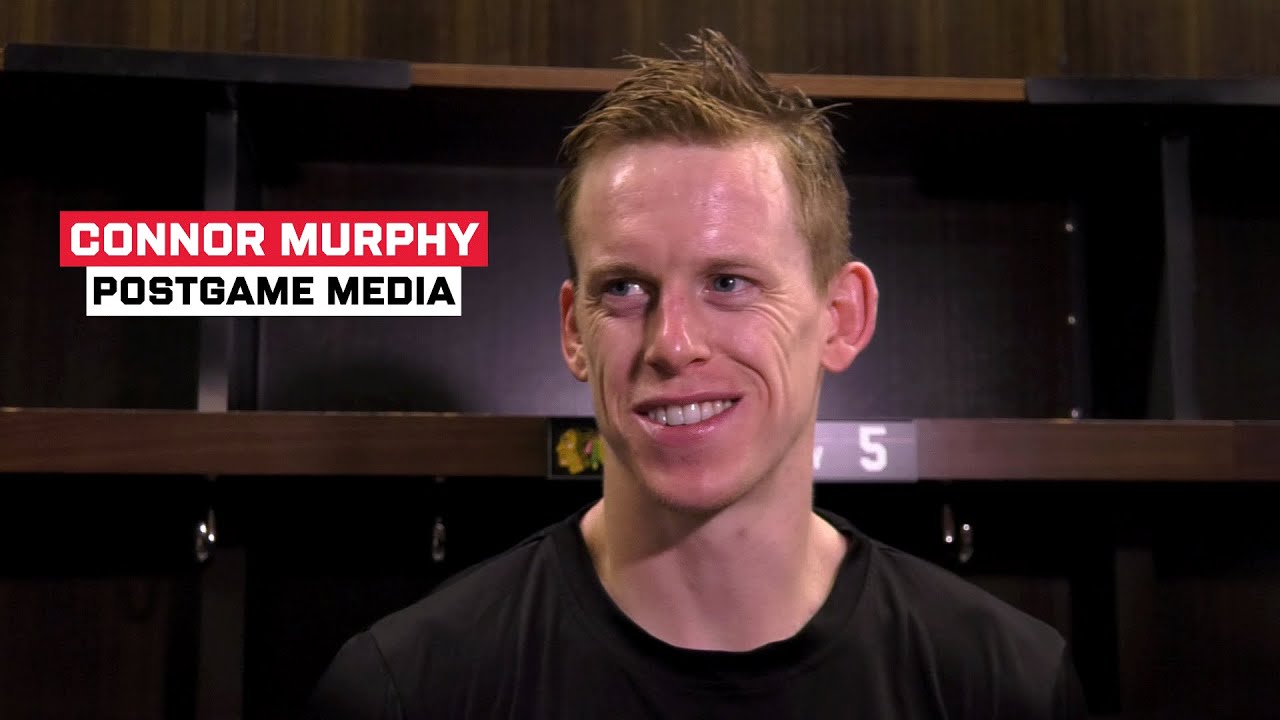 Connor Murphy after preseason win vs. Detroit | Chicago Blackhawks ...