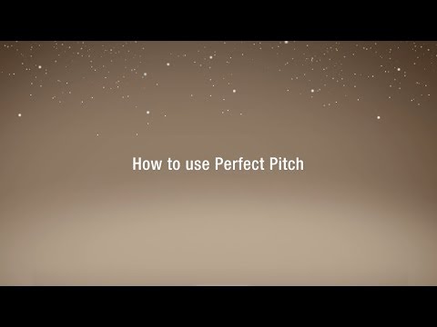 How to use Perfect Pitch - YouTube