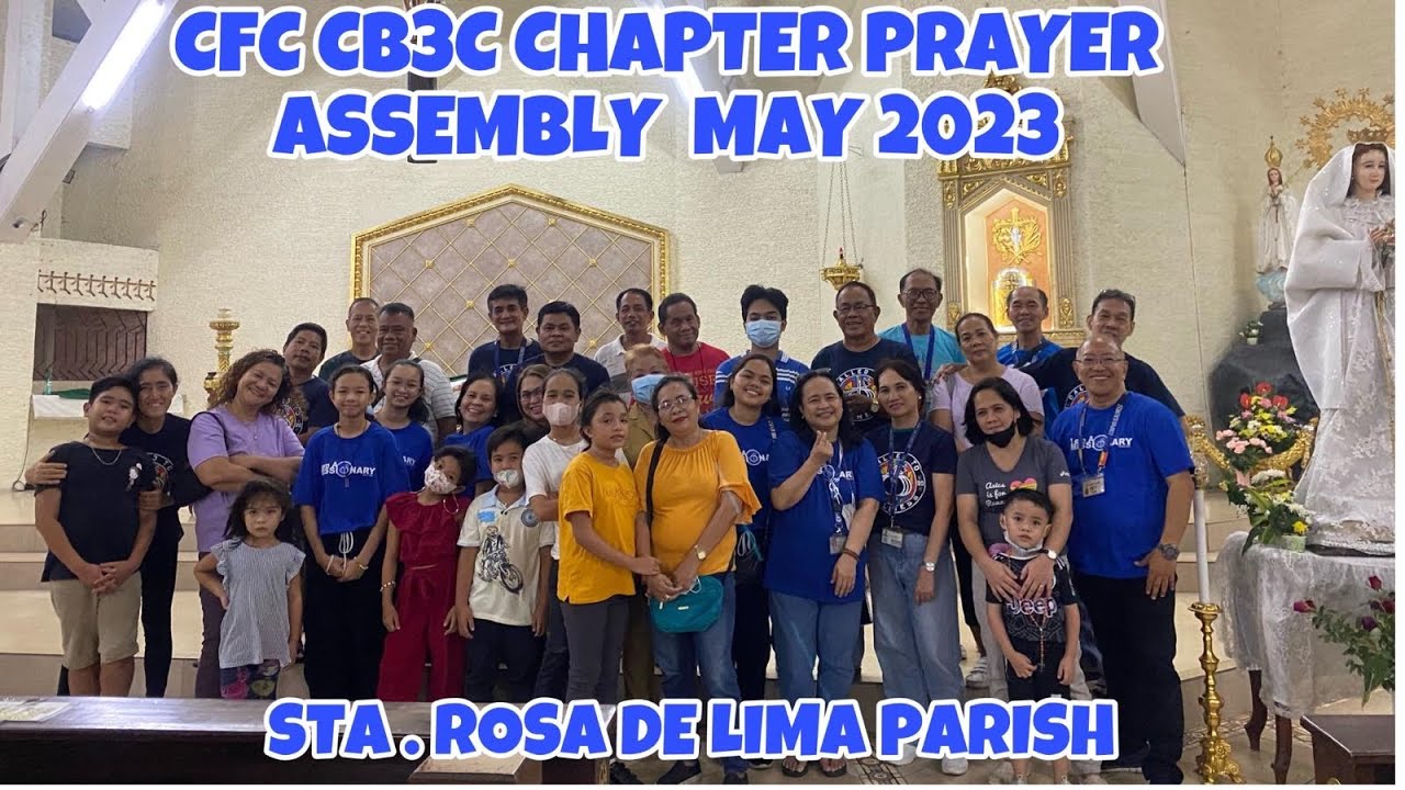 CFC CB3C CHAPTER PRAYER ASSEMBLY MAY 2023 - YouTube
