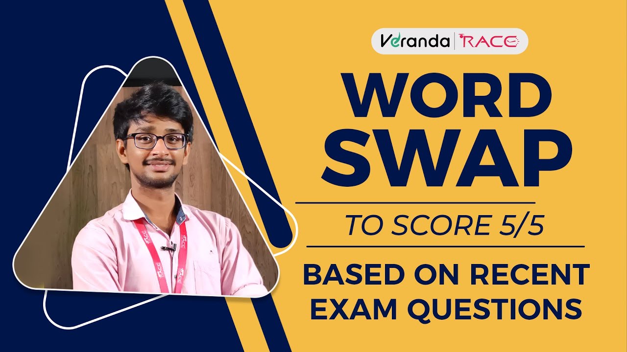 WORD SWAP: Best approach to score 5/5 | Based on Recent Exams | Bank ...