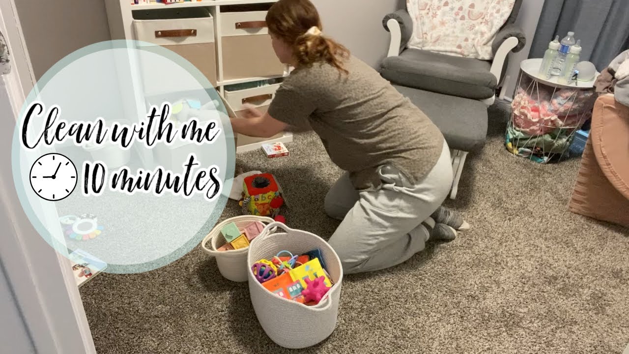 CLEAN WITH ME/ TEN MINUTE TIDY /SPEED CLEAN - YouTube