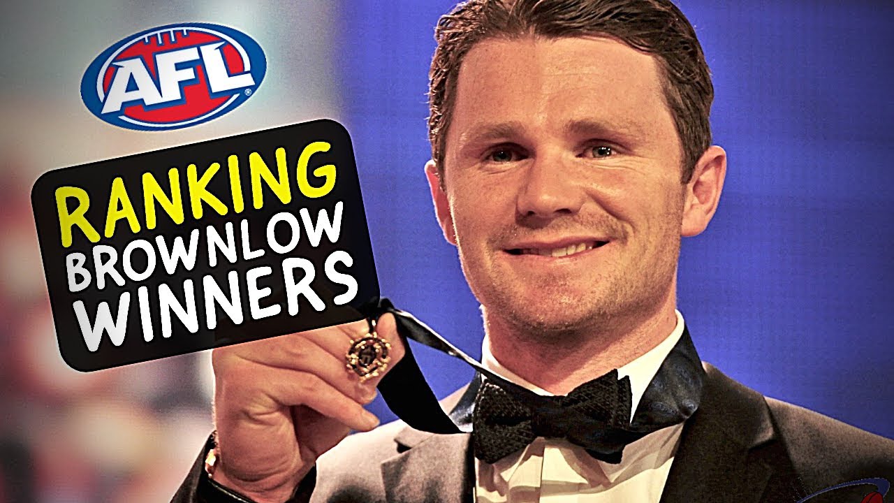 RANKING AFL BROWNLOW WINNERS - YouTube