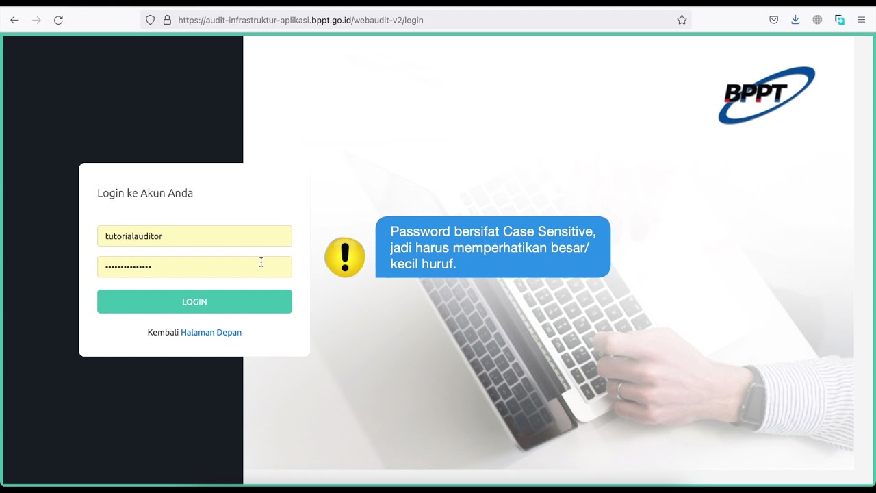 [User Auditor] Tutorial Penggunaan Aplikasi Audit SPBE (Audit Tools ...