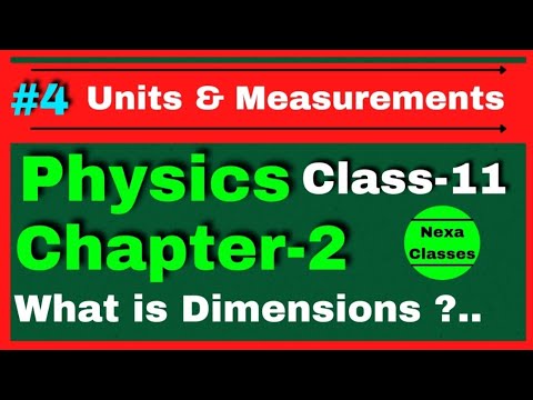 Dimensional Analysis Chapter2||Dimension Formula Trick|| Chapter2 Units ...