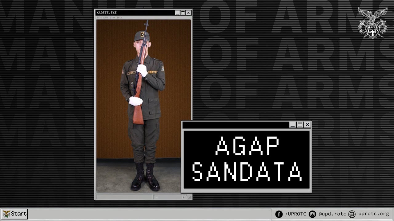 UP ROTC - Agap Sandata | Individual Drill - YouTube