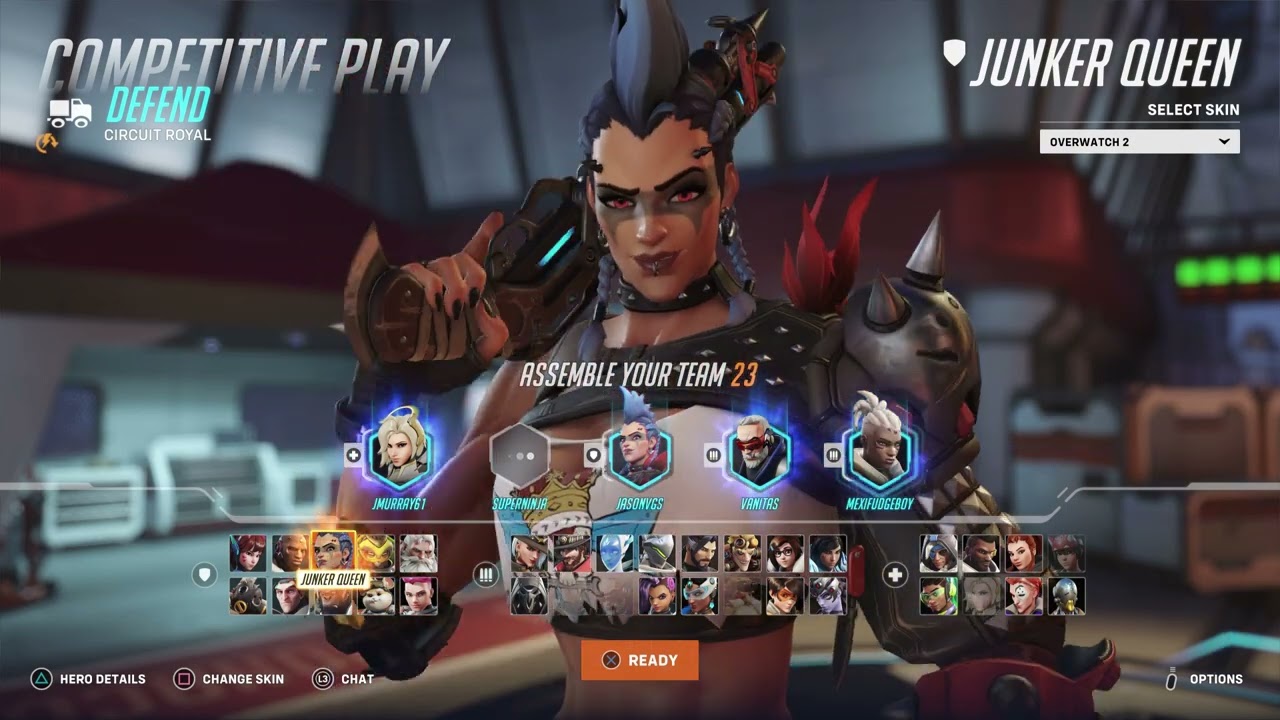 Overwatch 2 - Competitive on Three Matches on Circuit Royale Map ...