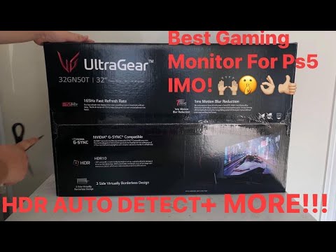 Unboxing LG UltraGear 32GN50T Gaming Monitor BEST For PlayStation 5 ...