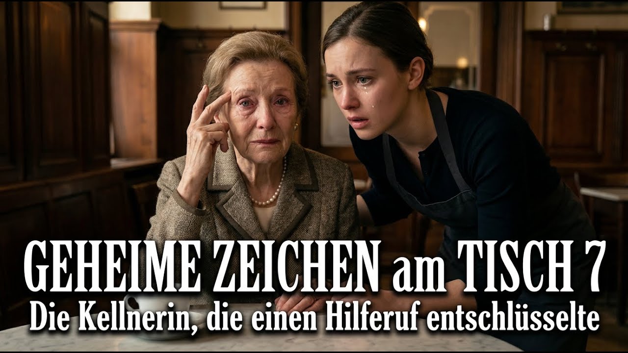 Kellnerin entdeckt geheime Zeichen an Tisch 7 – was sie dann tat ...