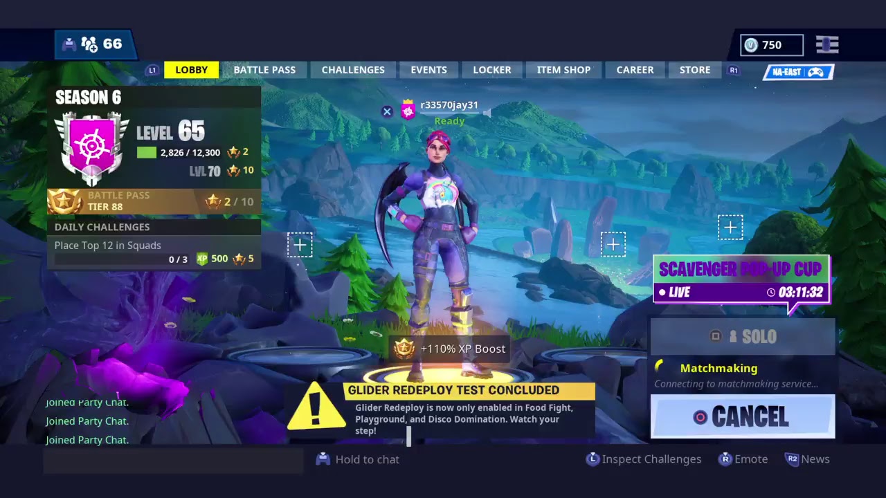 Fortnite Open lobby!500 wins - YouTube