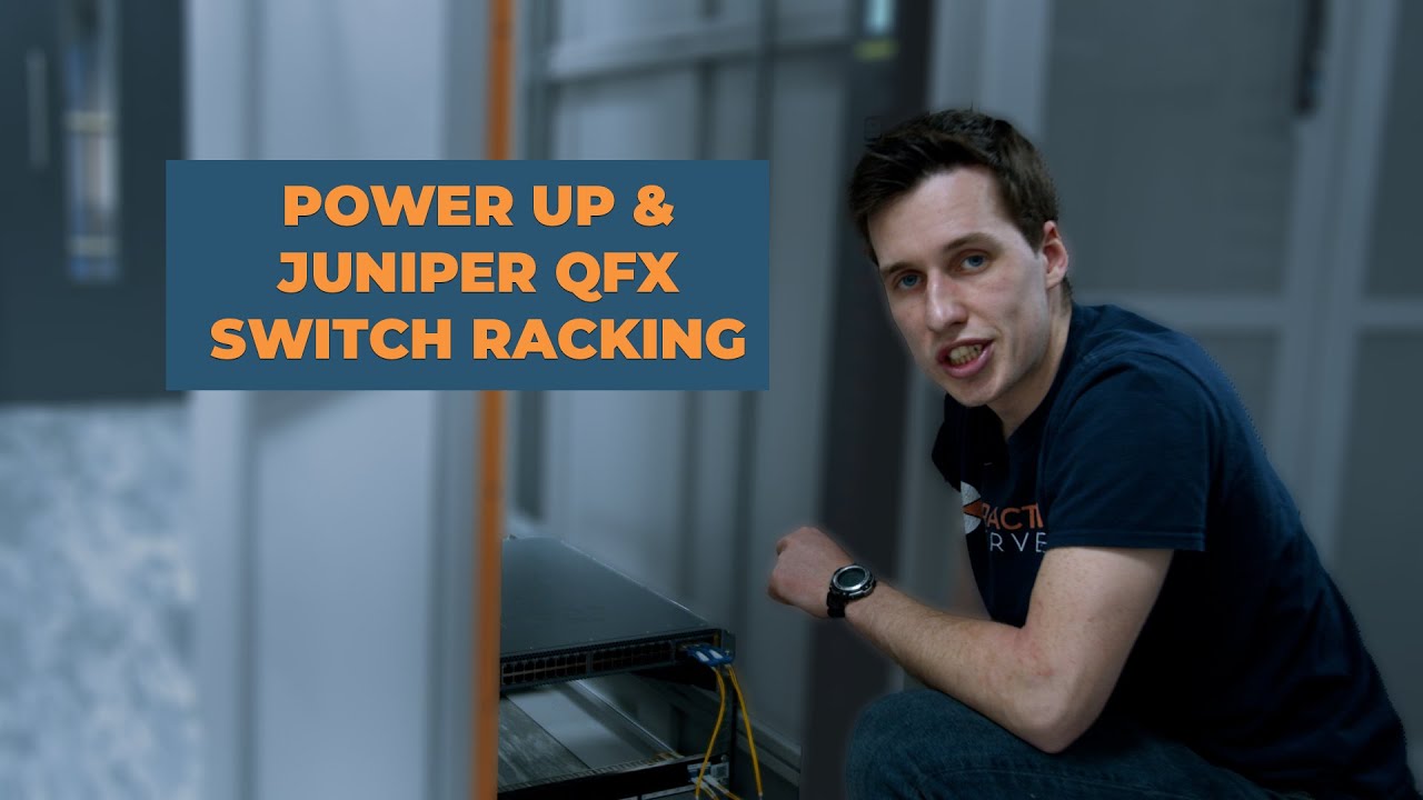 Deploying a new Rack in the Datacentre Power Up & Juniper QFX Switch ...