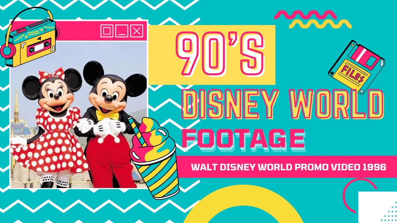 90's VINTAGE Disney World footage: Walt Disney World 1996 Promo Video # ...
