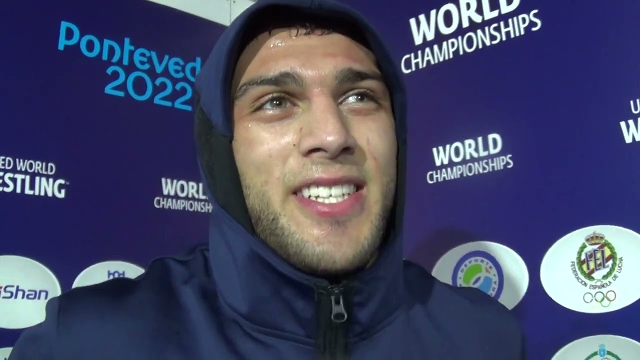 Jacob Cardenas (USA) after 92 kg semifinals win at 2022 U23 World ...