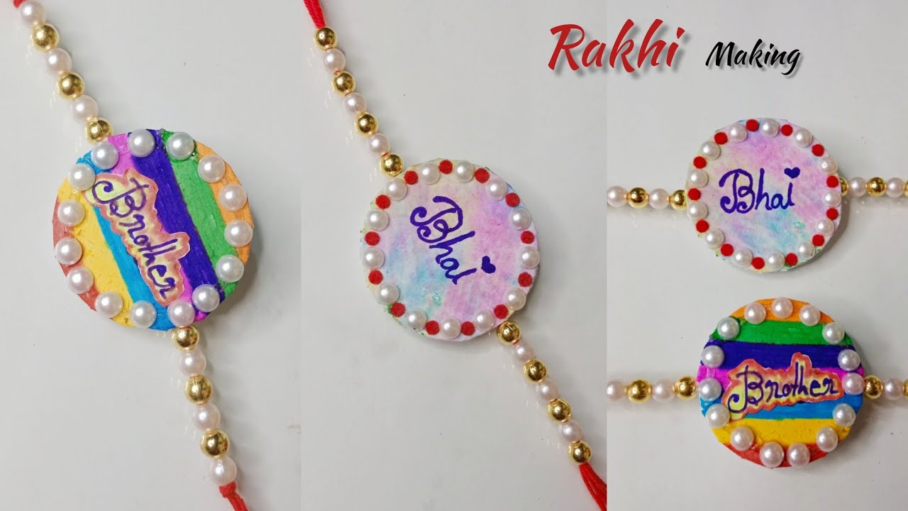 2 DIY Easy Rakhi making Ideas with wasted materials| How to make Rakhi ...