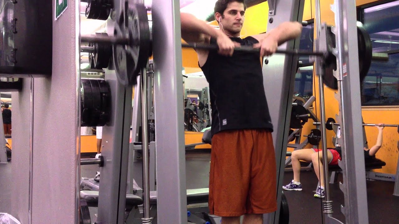 Ramped Fitness Smith Machine Upright Row - YouTube