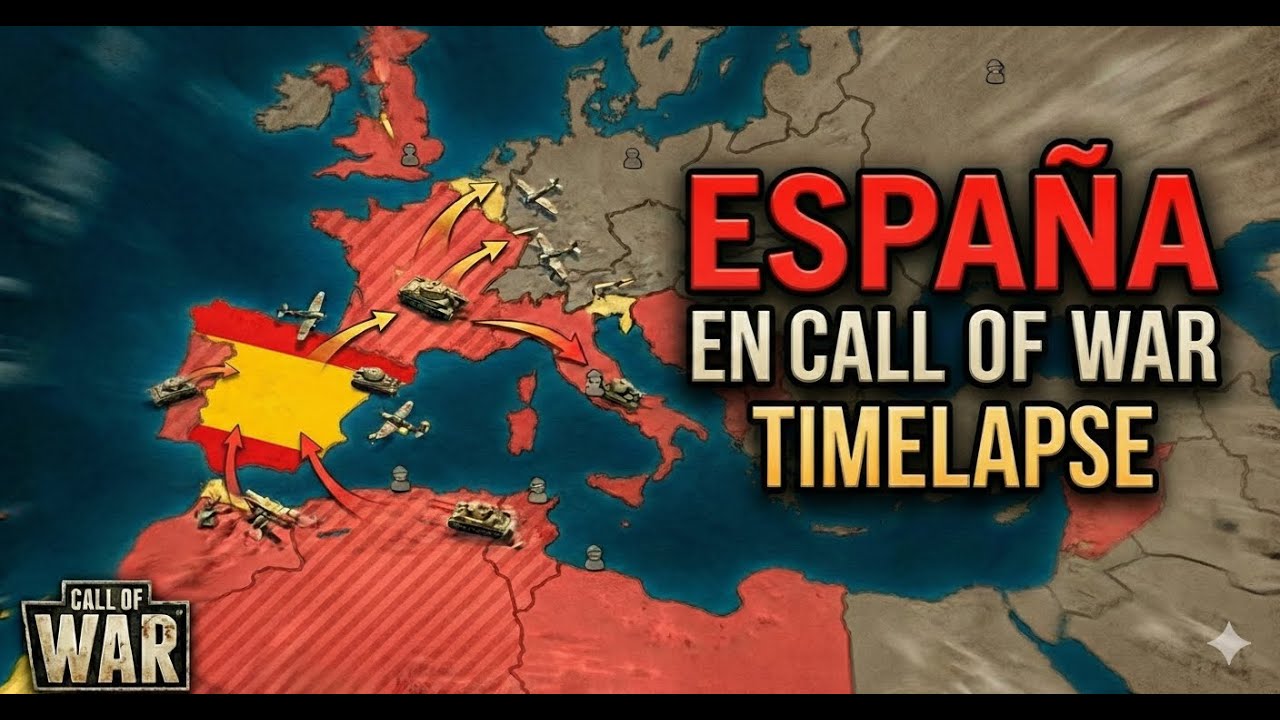 Spain 🇪🇸 Timelapse | Call of War | WW2 #timelapse #callofwar #ww2 # ...
