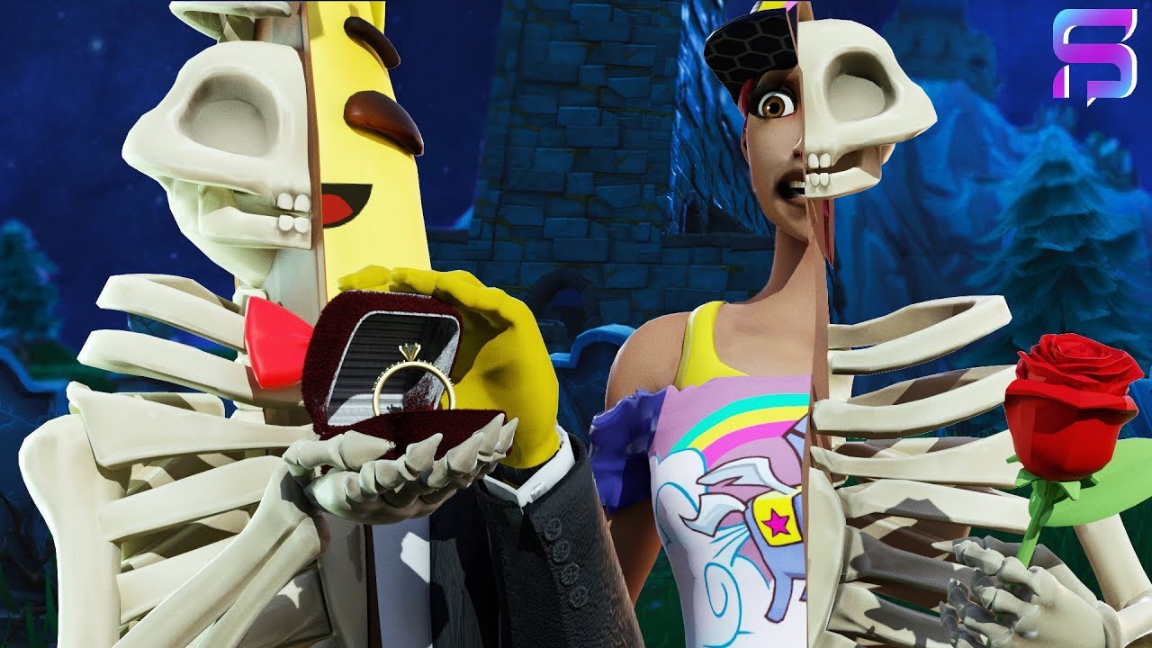 PEELY BONE FORCES BEACH BOMBER to get MARRIED... ( Fortnite Film ...
