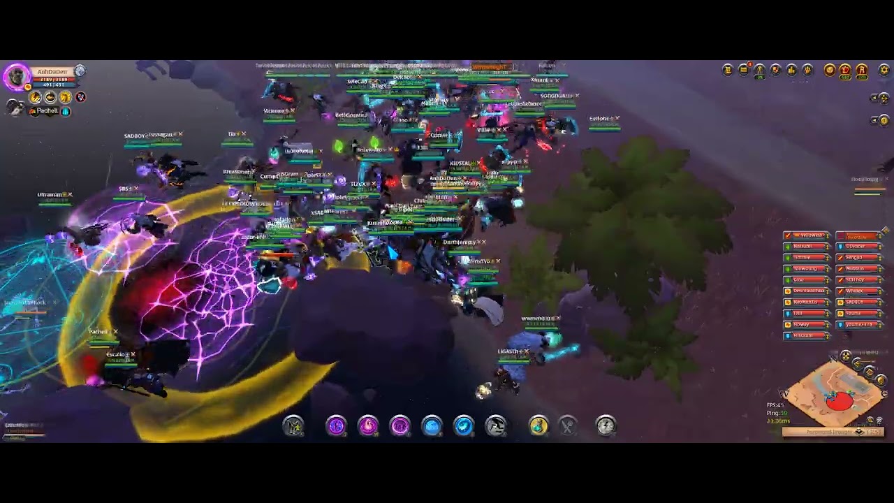 SIAM vs ONEGIN 14 UTC (walking debuff pov) Albion Online 2023-07-29 ...