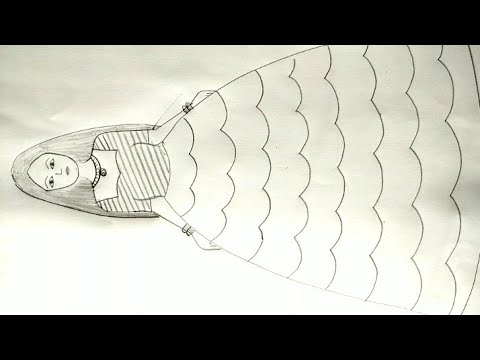 Girl ka Chitra. !! girl drawing !! drawing tutorial !! - YouTube