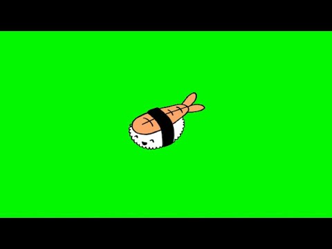 Sushi Green Screen Effect | cute | Free ! - YouTube