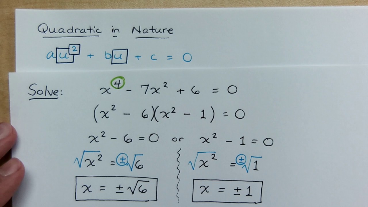 Quadratic in Nature - Factoring (09/17/2019) - YouTube