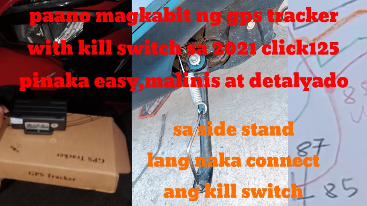 paano maginstall ng gps sa honda click125 sa sidestand naka connect ang ...