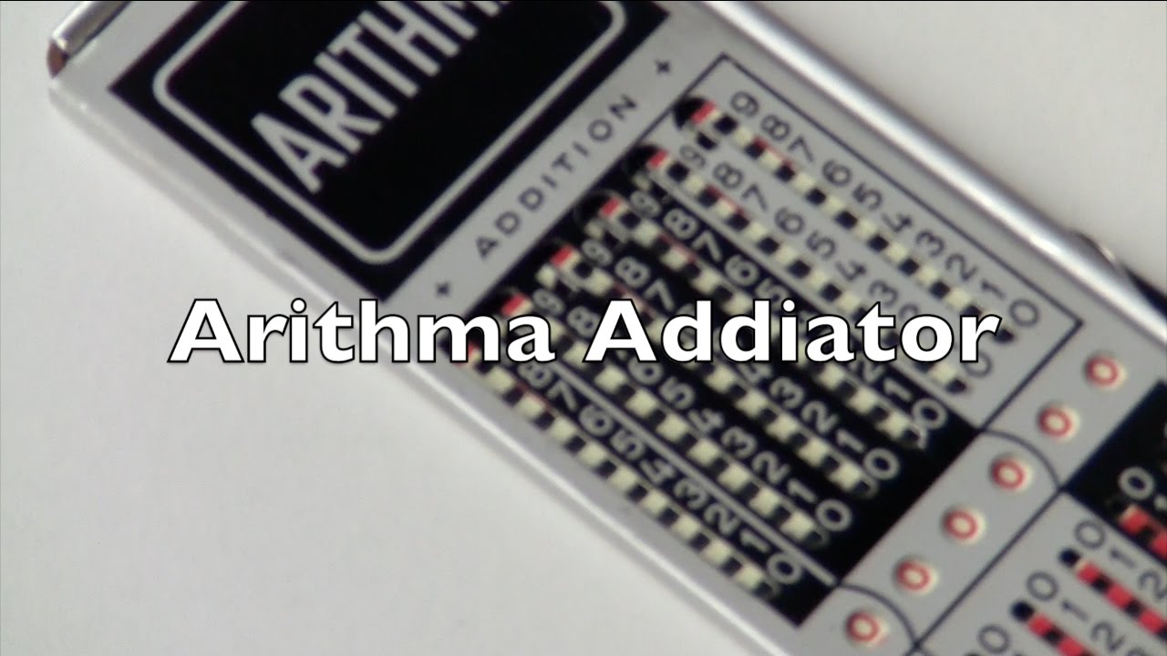 Addiator sliding calculator Review / HowTo - YouTube