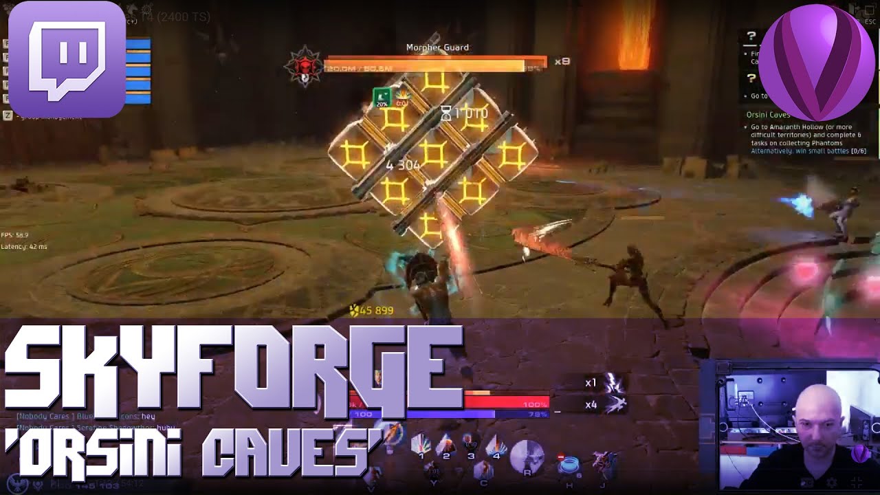 Skyforge (PC) - Orsini Caves T4 (2400 TS) - TwitchTV - YouTube