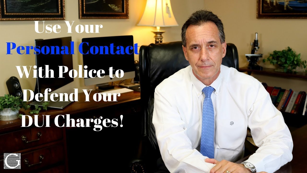 How to Use the Personal Contact Phase to Defend Your DUI in Court - YouTube