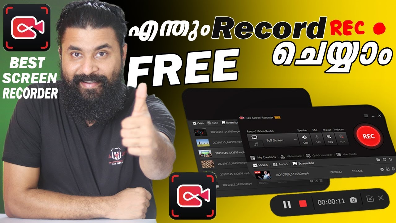 💻 Best FREE Computer Screen Recording Software For Window 2022 / no ...