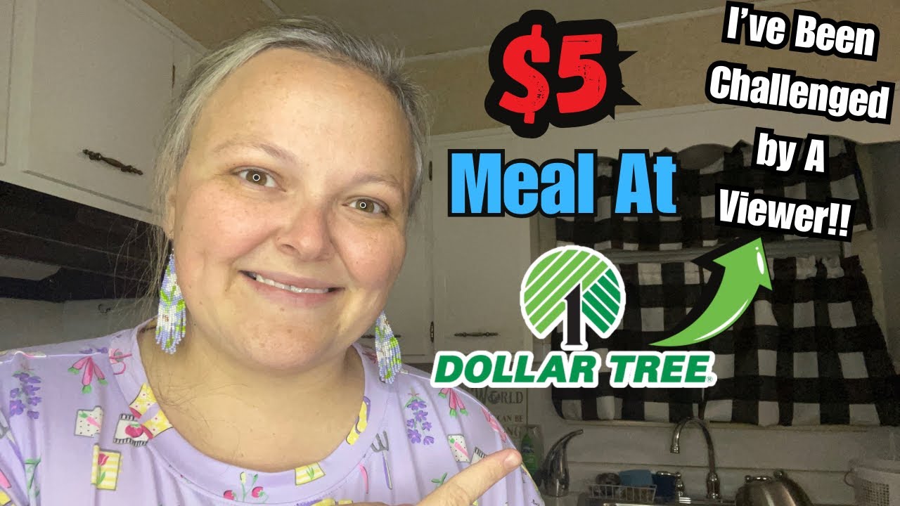 A Viewer Challenged Me To Make A $5 Meal From The Dollar Tree || Can I ...
